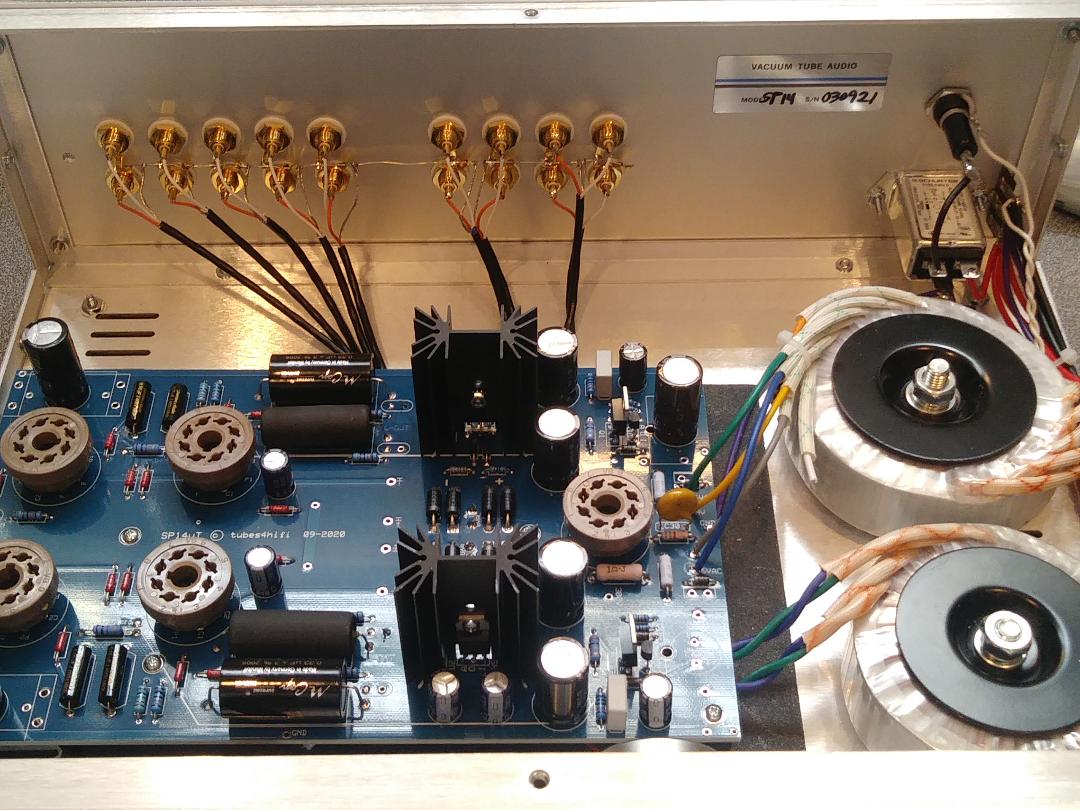 SP14 preamp 2021 build photos
